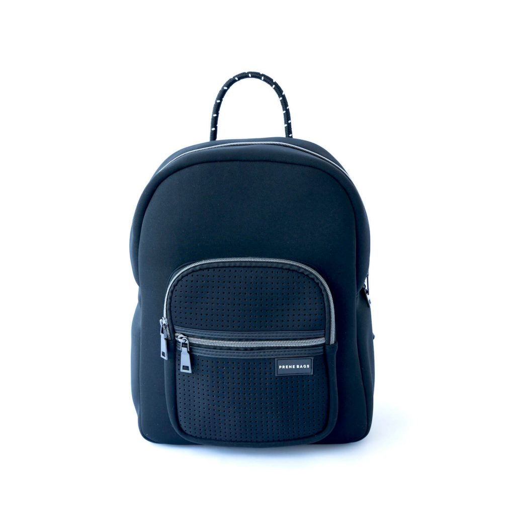 THE BACKPACK – MINI (BLACK) NEOPRENE BAG – Jesswim