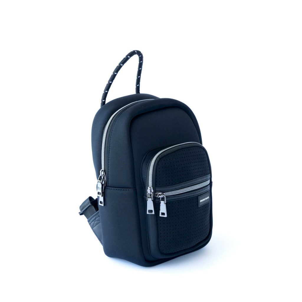 THE BACKPACK – MINI (BLACK) NEOPRENE BAG – Jesswim