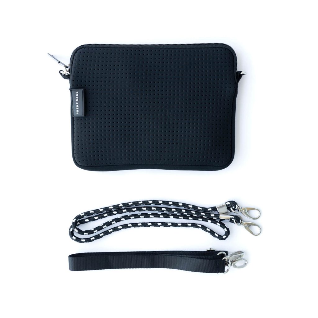 THE PIXIE BAG (BLACK) NEOPRENE CROSSBODY BAG – Jesswim